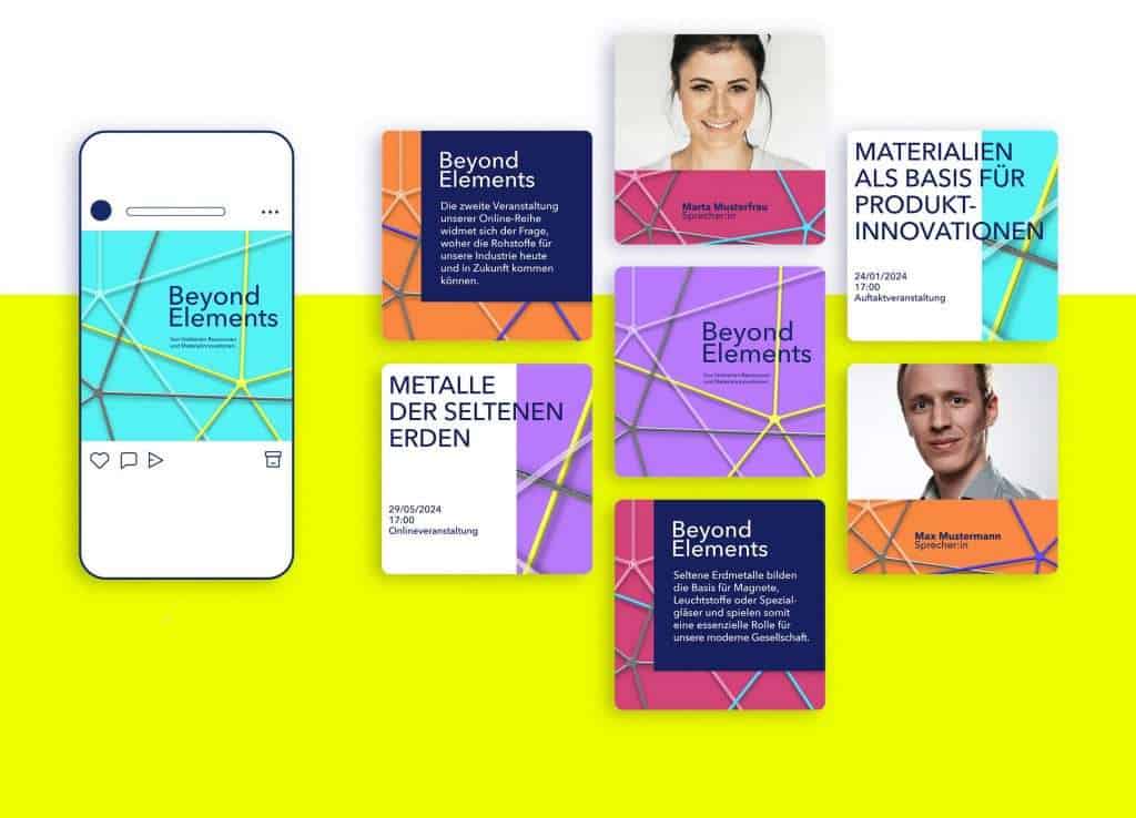 Key-Visual und Event-Kampagne „Beyond Elements“ | DBF designbüro frankfurt